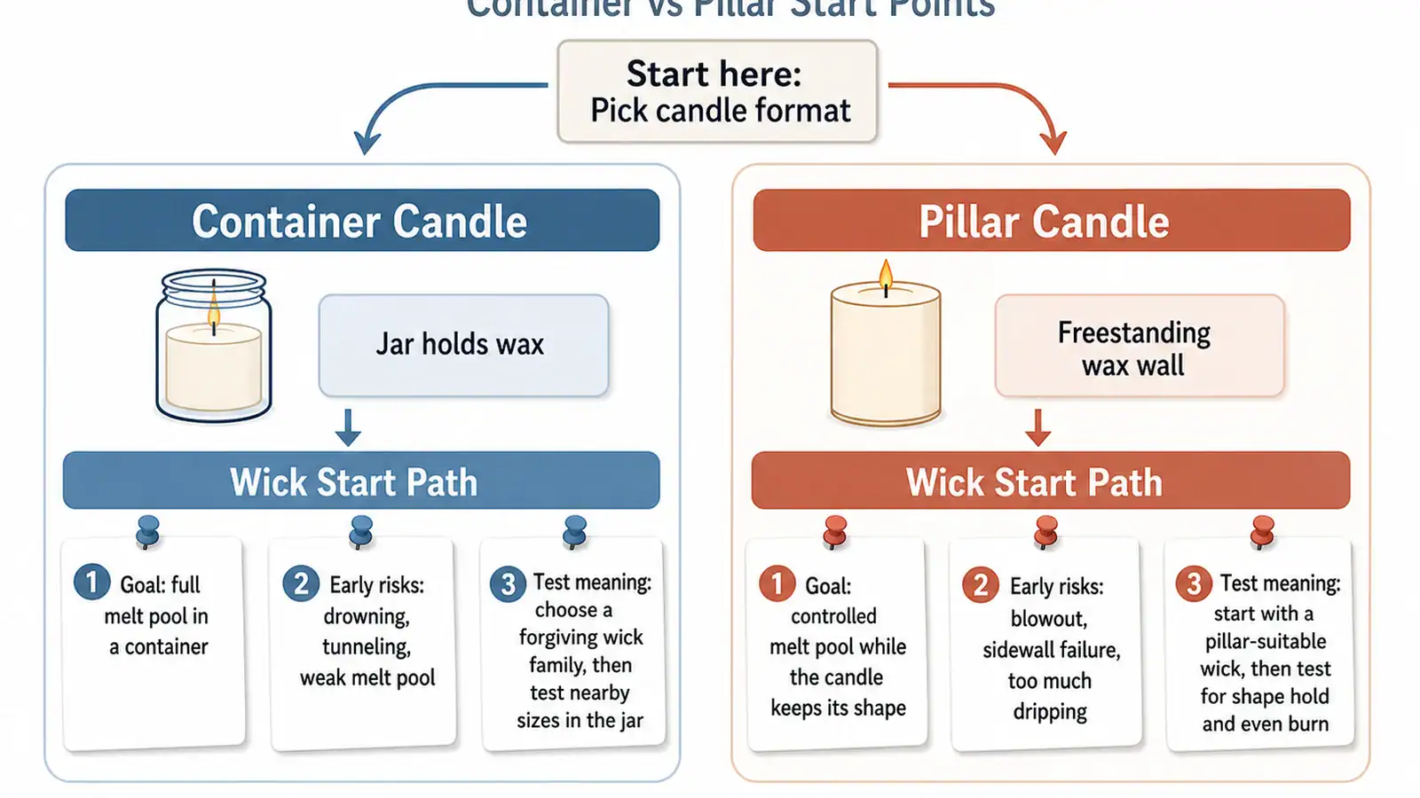 Best Candle Wicks for Beginners: Container vs Pillar Start Points - DIY ...
